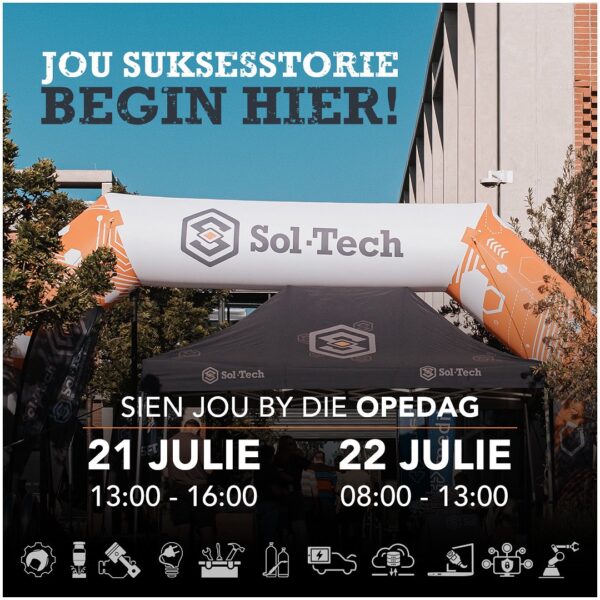 7 Redes waarom die Sol-Tech opedag vir jou is - Sol-Tech